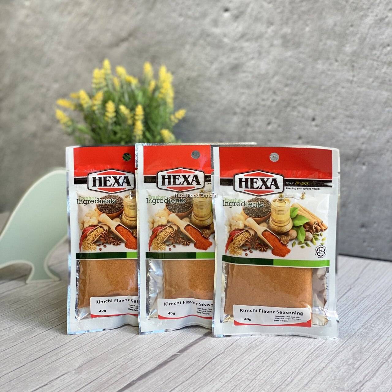 HEXA HALAL Kimchi Flavor Seasoning 40gm X3pkt
