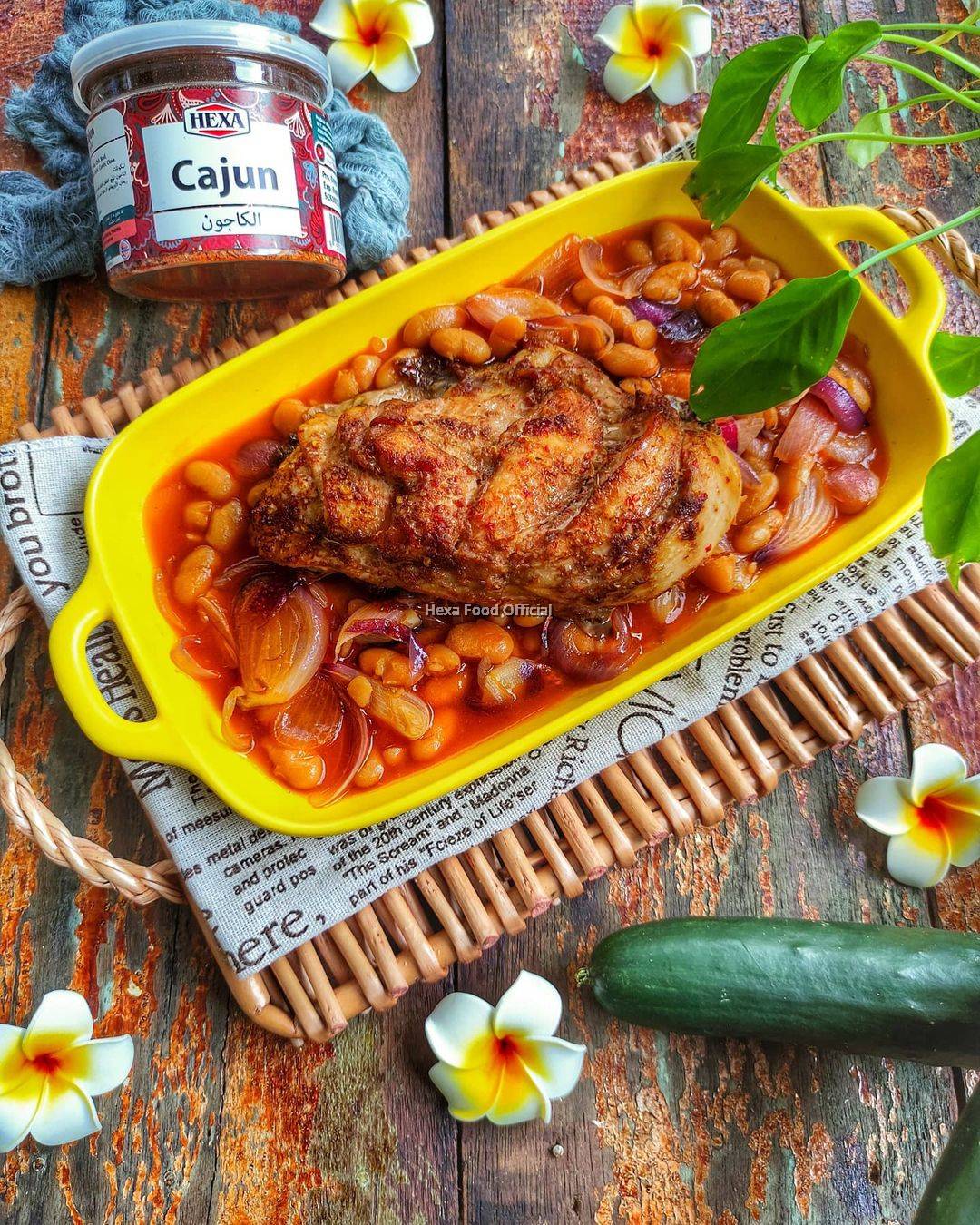 HEXA HALAL Cajun Spice 85gm HEXA HALAL 4IN1 Italian Herbs 24gm Basil ...