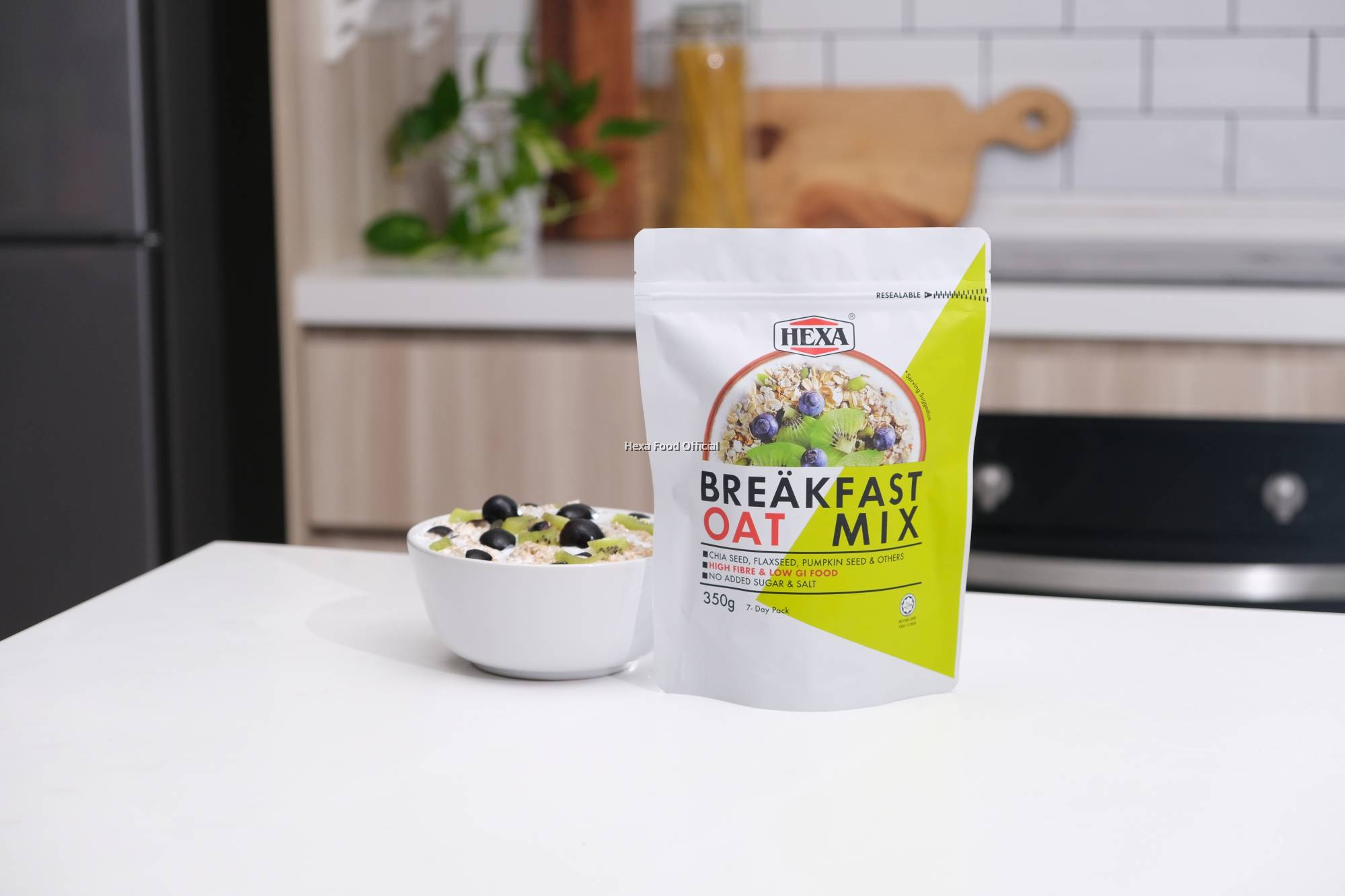 Hexa Halal breakfast oat mix is designed for diabetic and to fit into ...