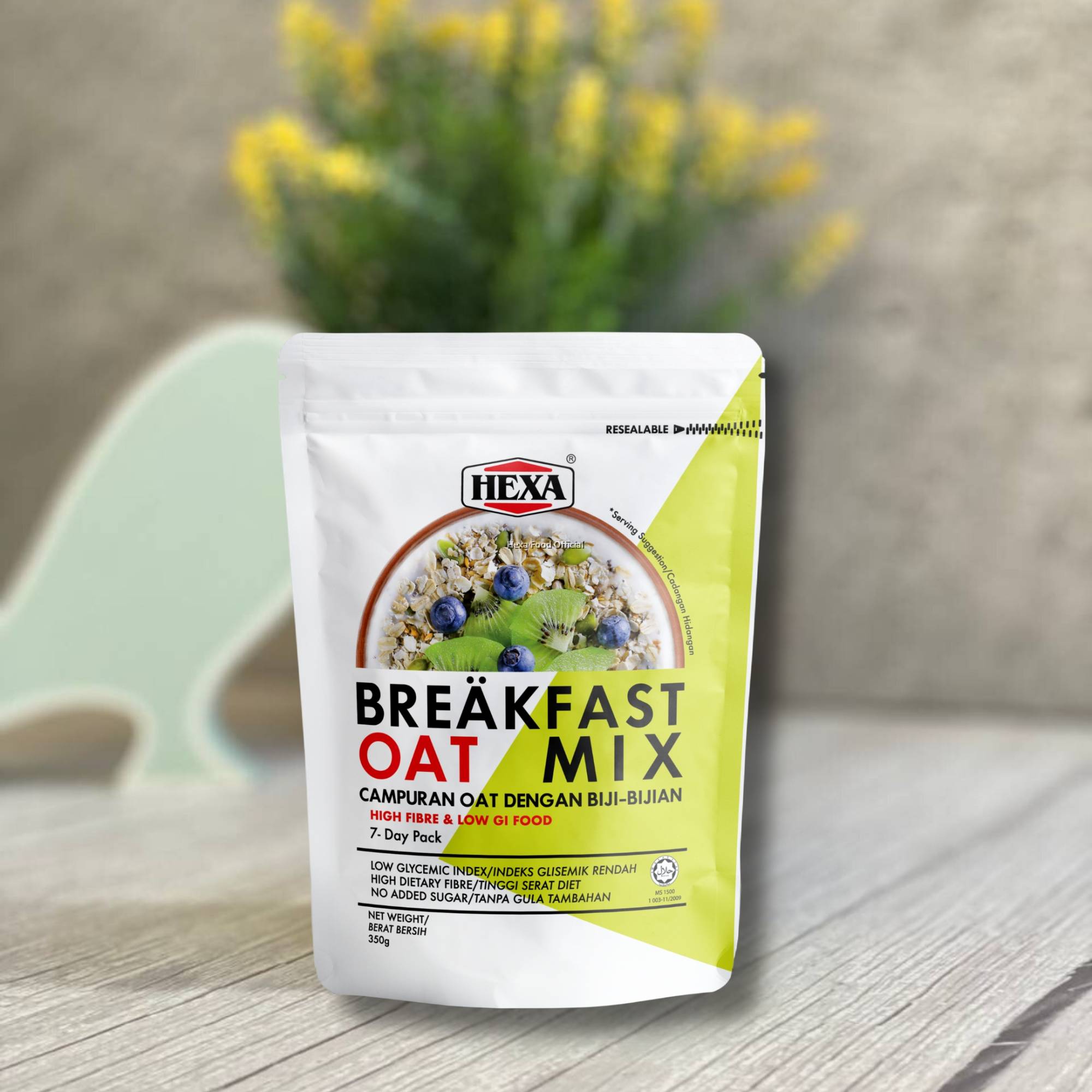 Hexa Halal breakfast oat mix is designed for diabetic and to fit into ...