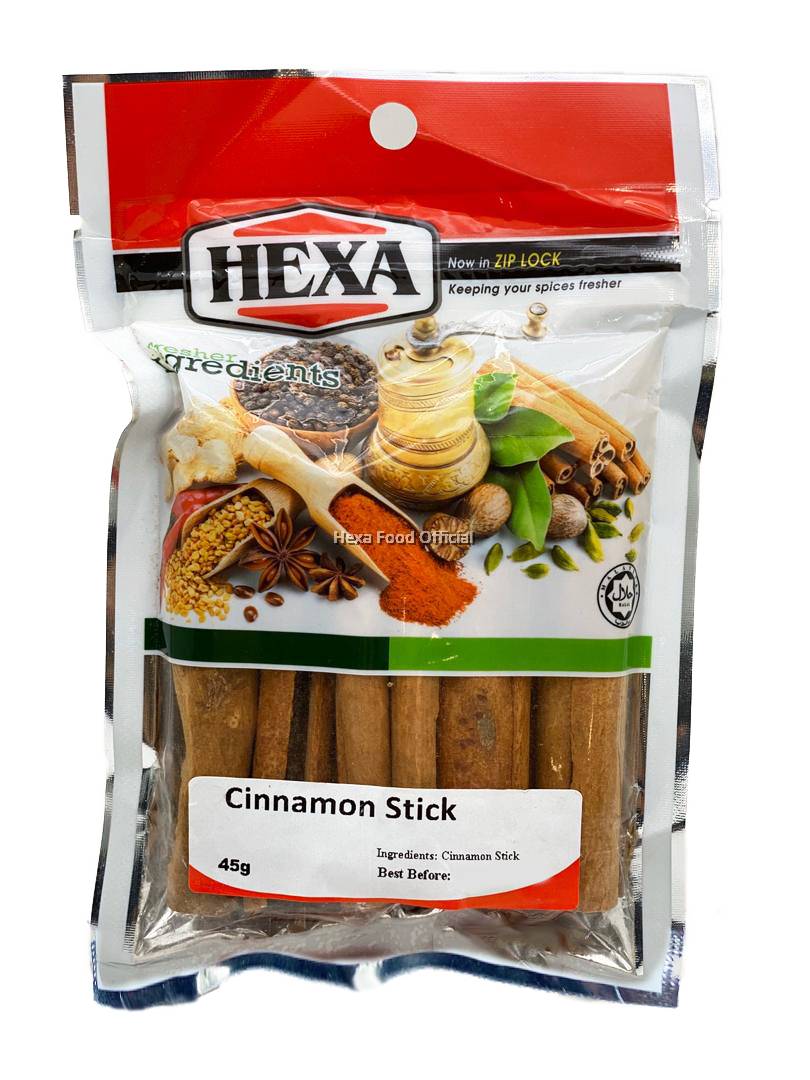 HEXA Indonesia Cassia Cinnamon Stick 45gm