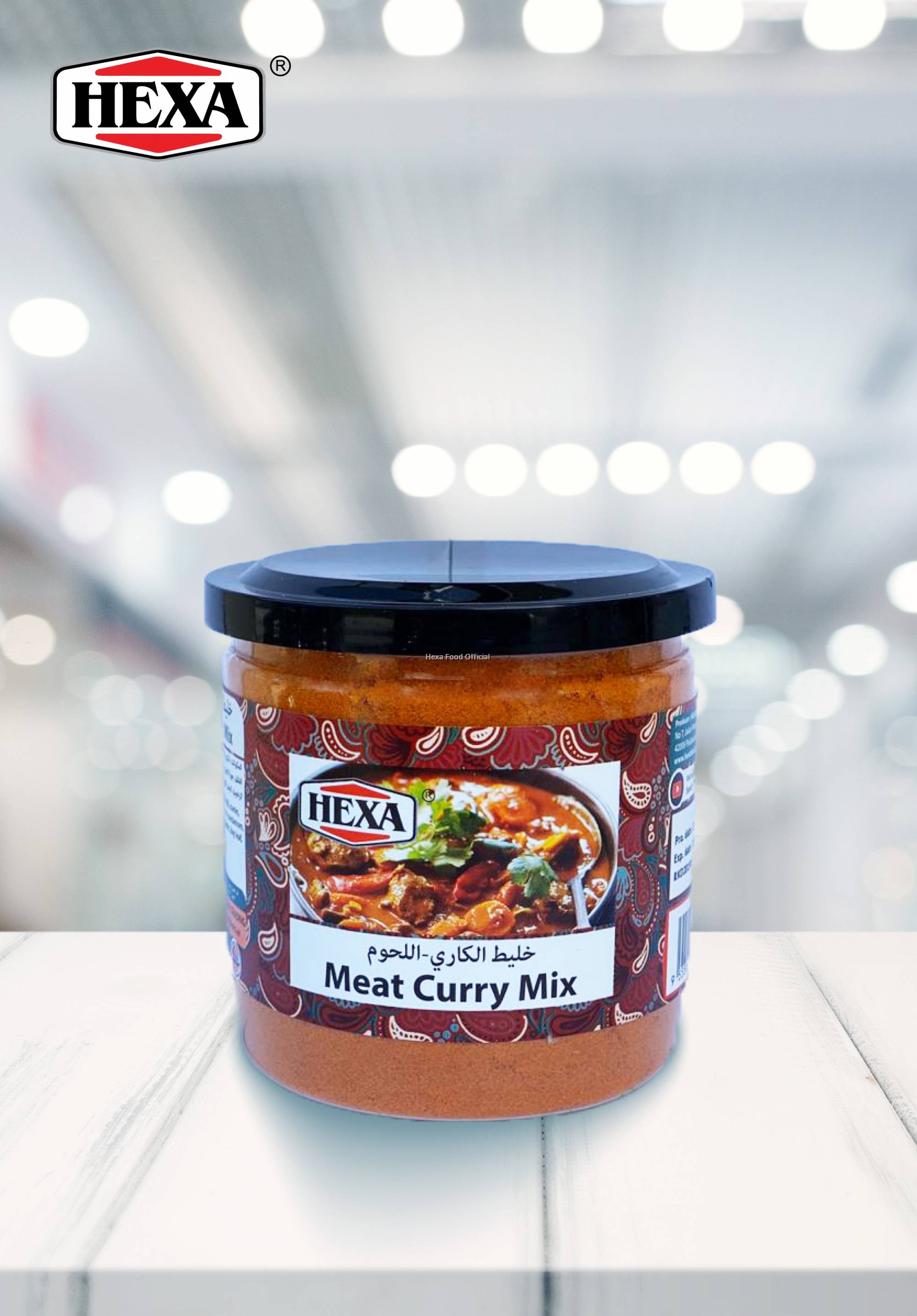 HEXA Fish Curry Powder 170gm + HEXA HALAL Meat Curry Powder 170gm SET