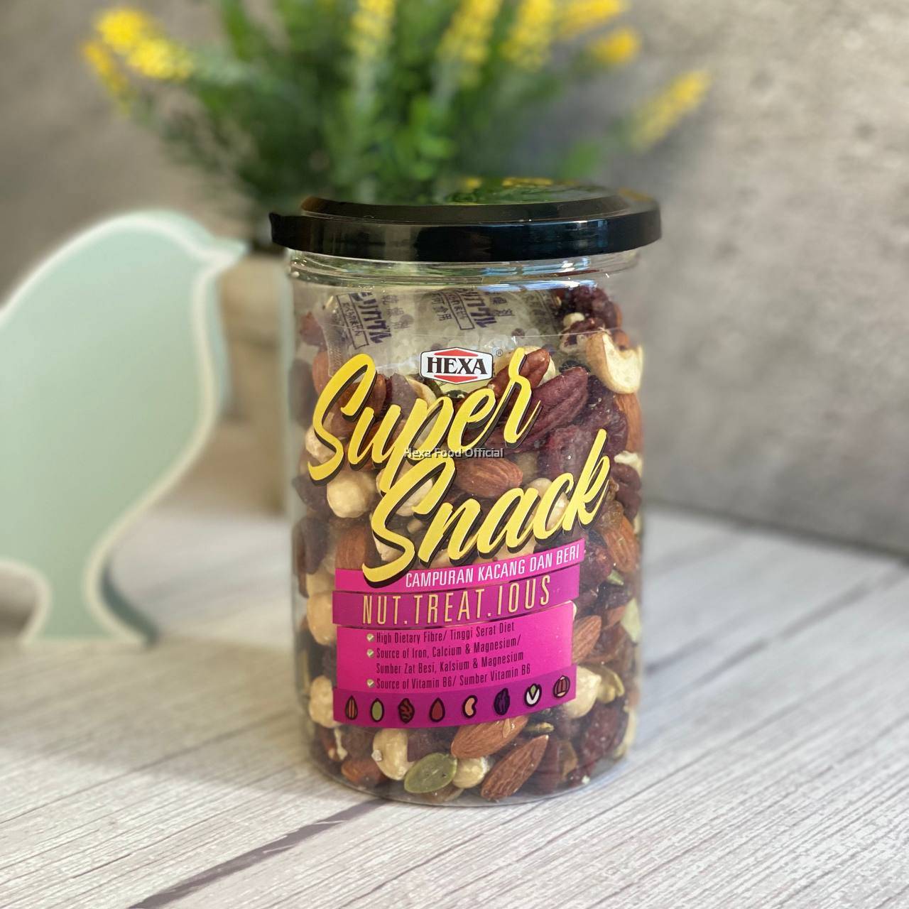 HEXA 营养早餐混合燕麦 350g x 2 + HEXA 健康坚果混合零食 300g x 3