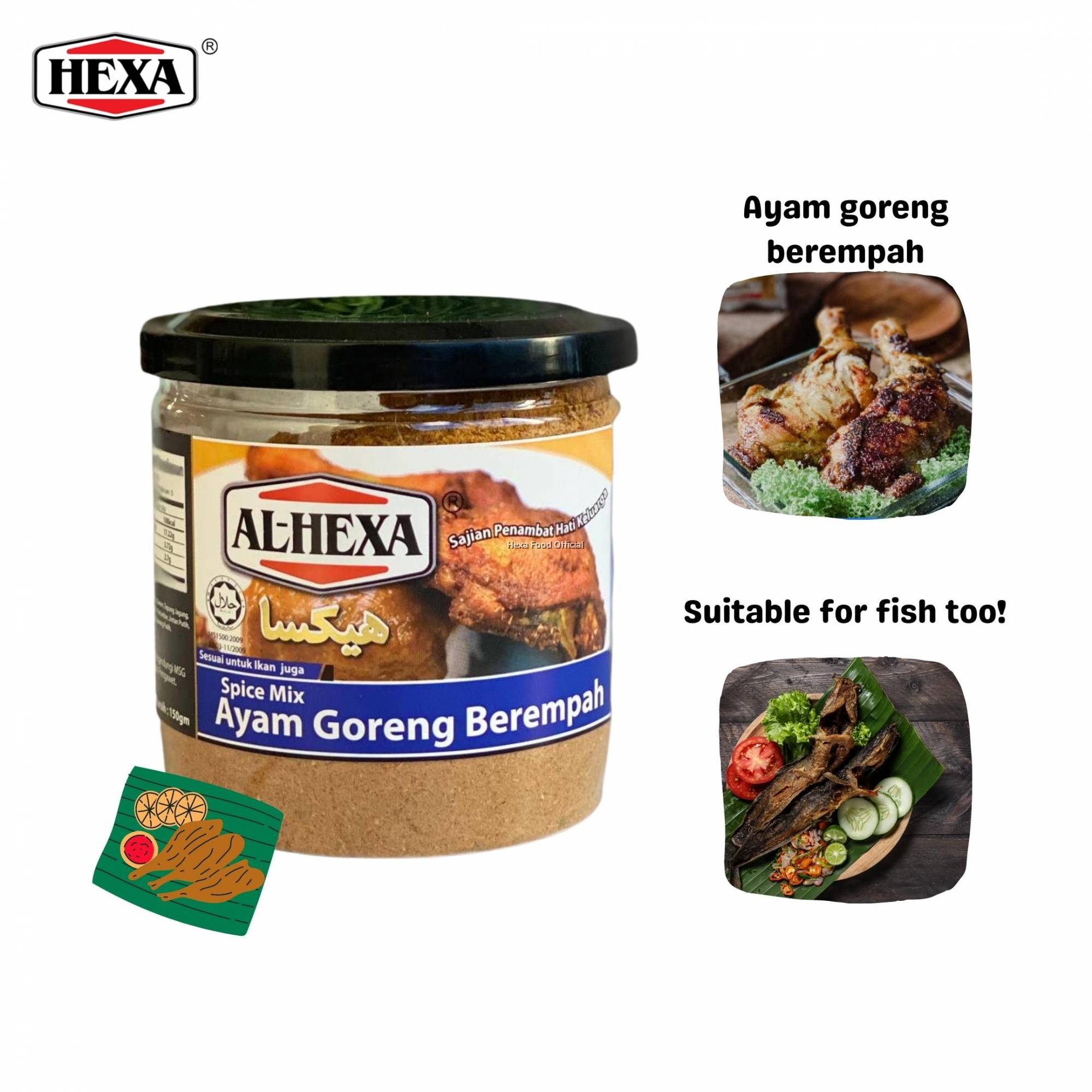 Buy Best Malaysian and Middle Eastern Blend of Spice Online / Hexa Food