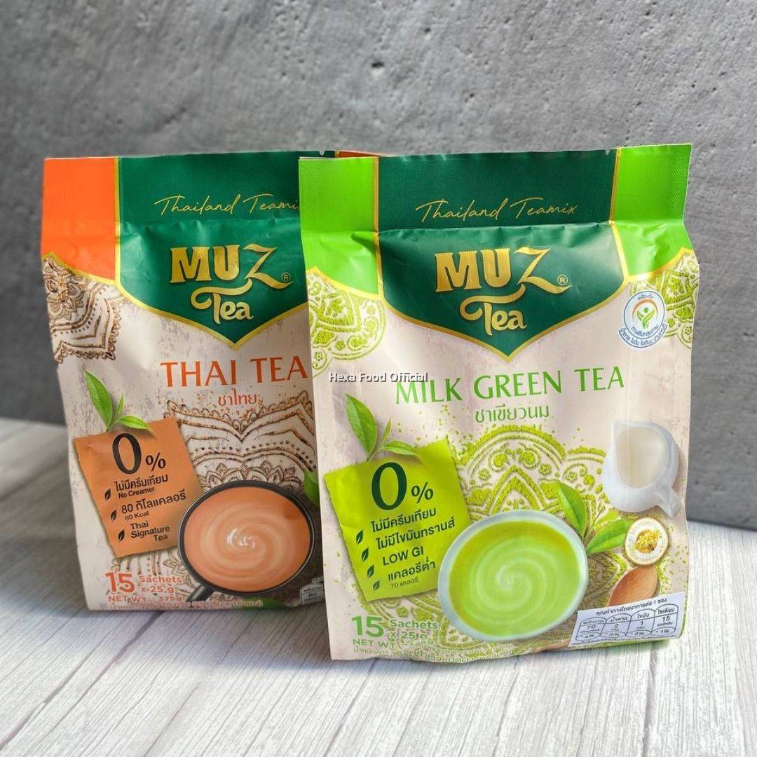 MUZ Thai Tea Combo Milk Green Tea