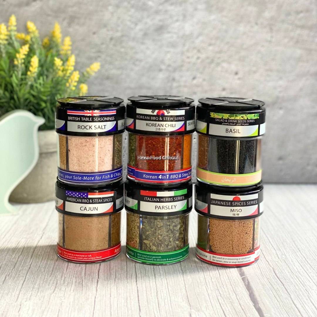 HEXA CNY Gift Sets Spices 4 In 1 Series 6 Bottles