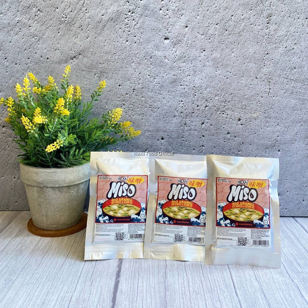 HEXA Miso Granule with Seaweed & Sesame Seed 30g x 3 pkt
