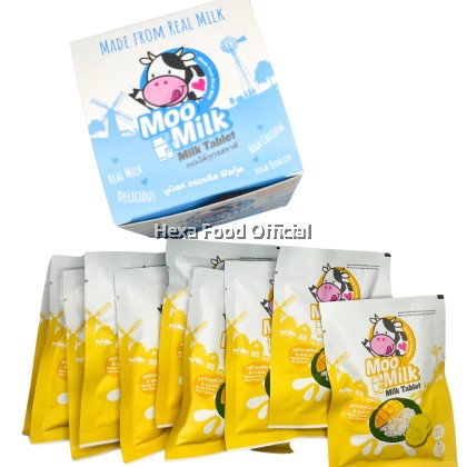 Moo Milk Milk Tablet Mango Sticky Rice Flavour 250g (25g x 10 packs)
