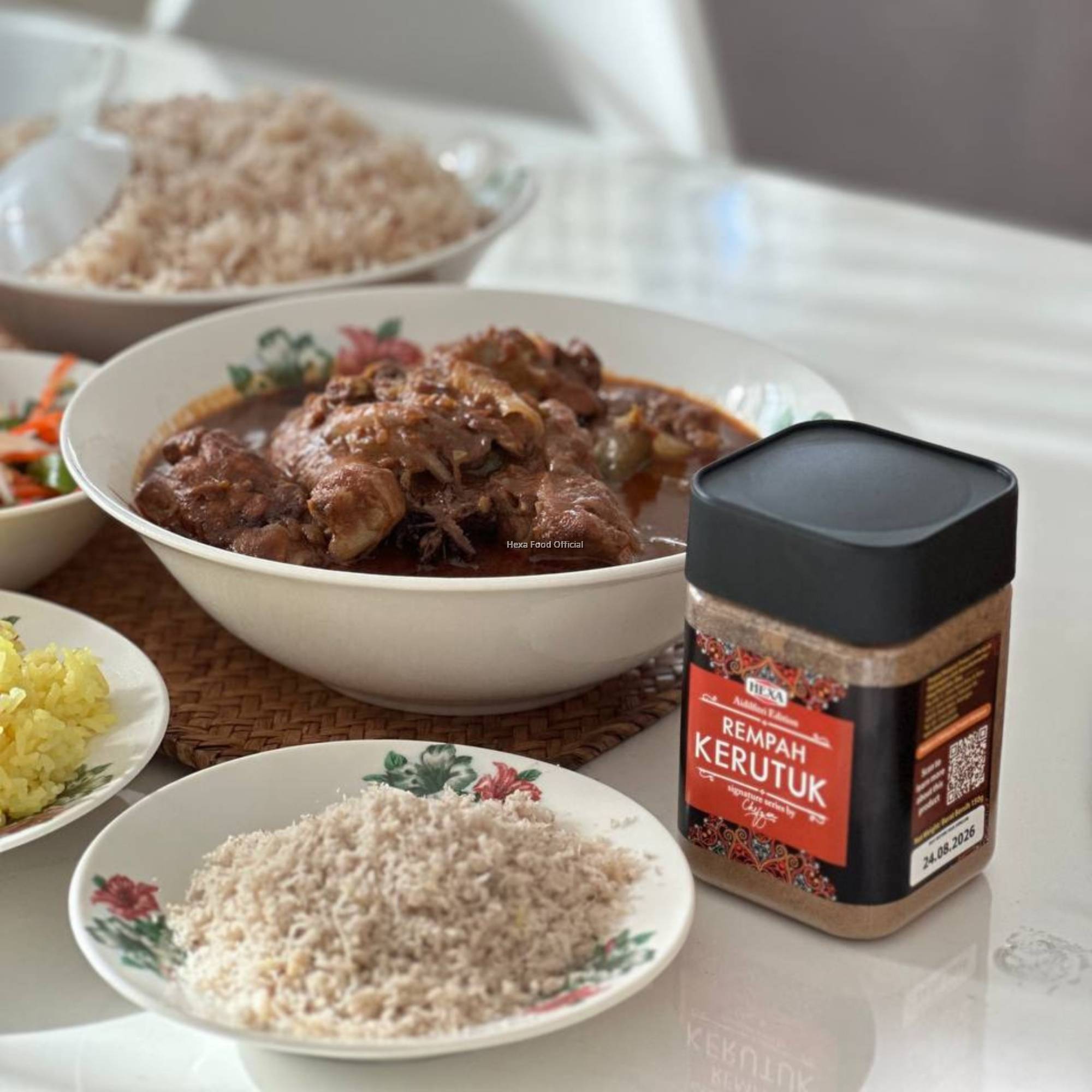 HEXA Rempah Kerutuk 150gm (Signature Series by Chef Zam) Bottle