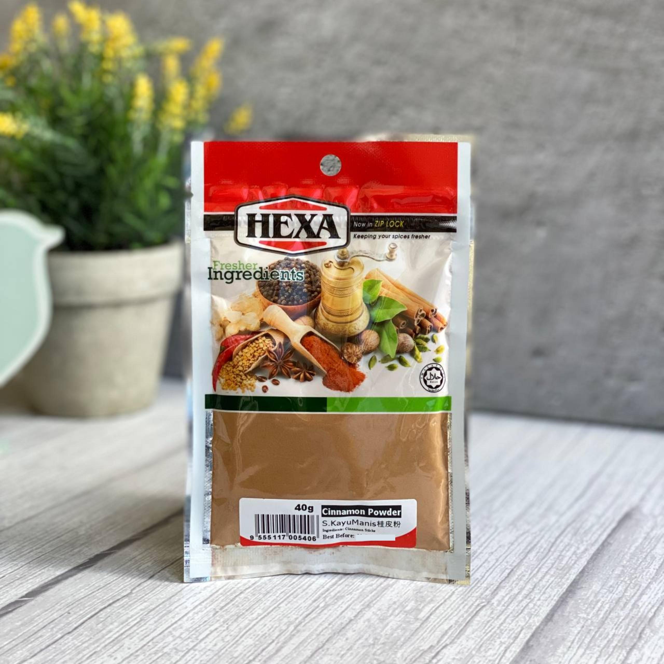 HEXA HALAL Indonesia Cassia Cinnamon Powder 40gm