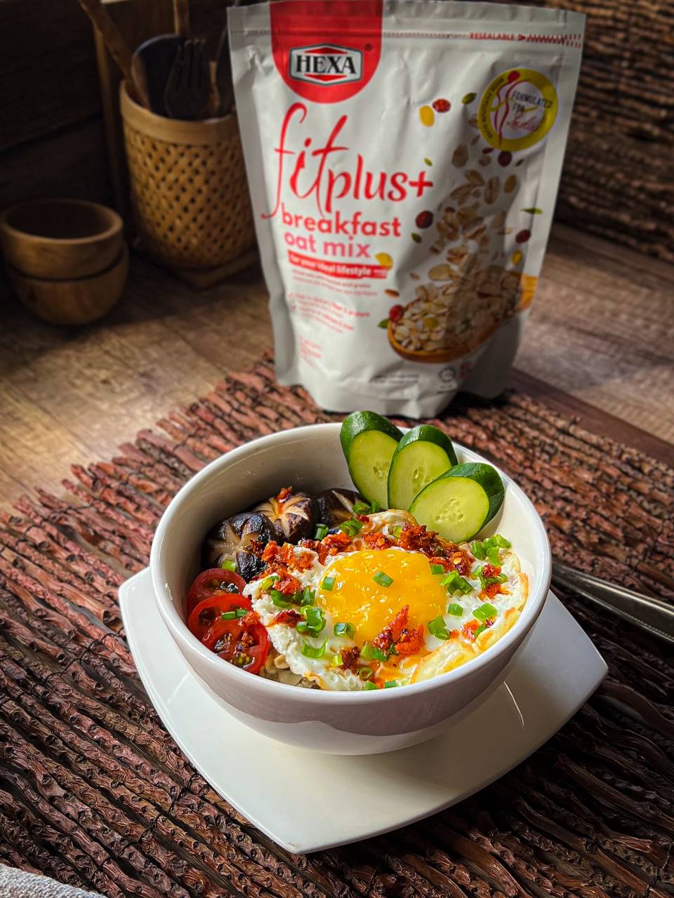 Hexa Halal breakfast oat mix is designed for diabetic and to fit into ...